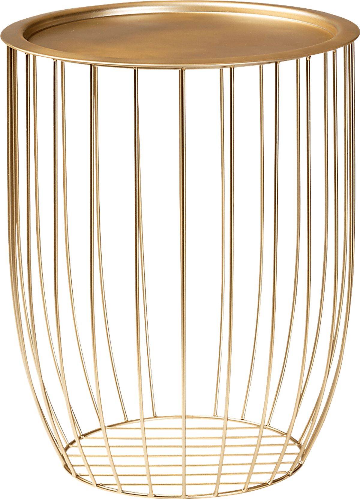 Pummel Gold Colors,Metal Yellow End Table | Rooms to Go