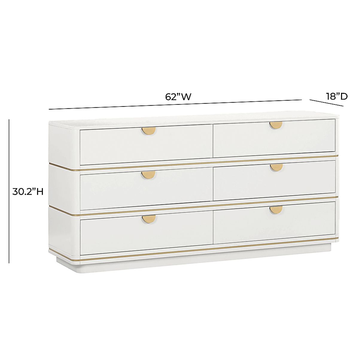 Purdon Cream Colors,Light Wood,White Beige Dresser | Rooms to Go