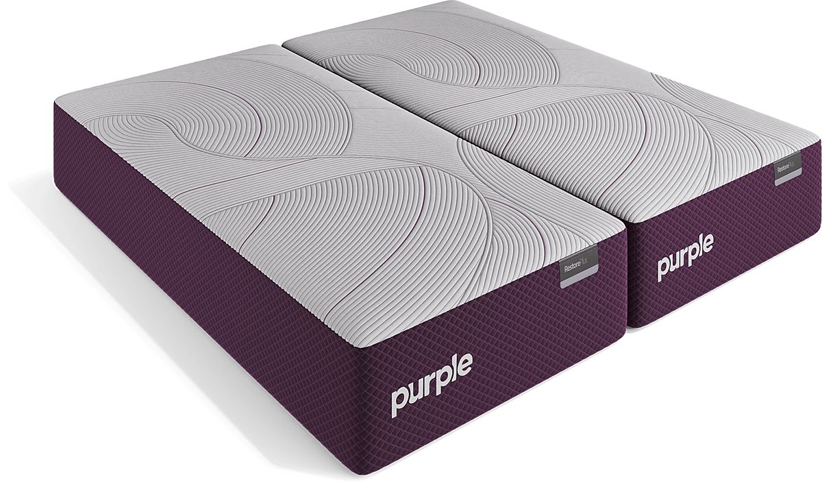 Purple Restore Plus Soft Split King Mattress | Rooms to Go