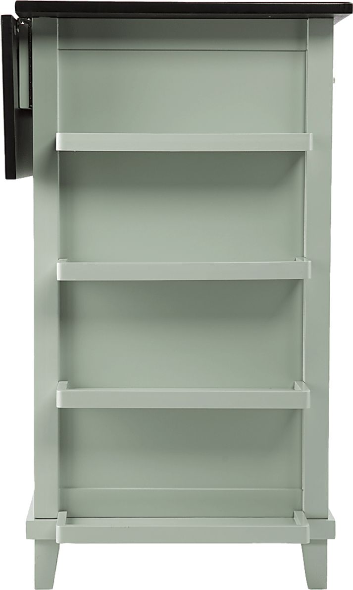 Pyegrave Green Kitchen Cart - Rooms To Go