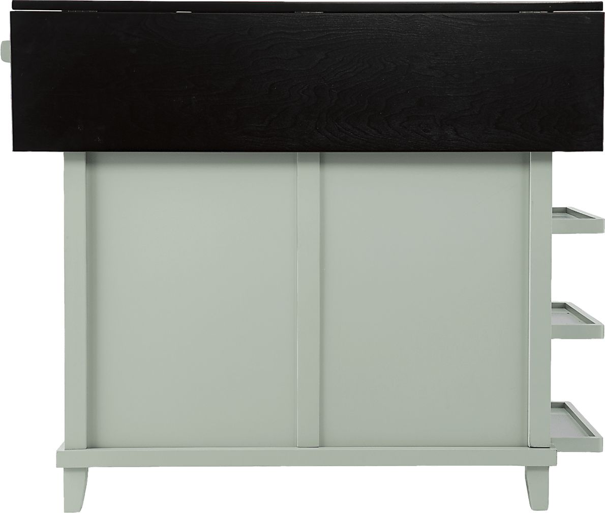 Pyegrave Green Kitchen Cart - Rooms To Go