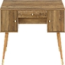 Pyrit Walnut Dark Wood Desk | Rooms to Go