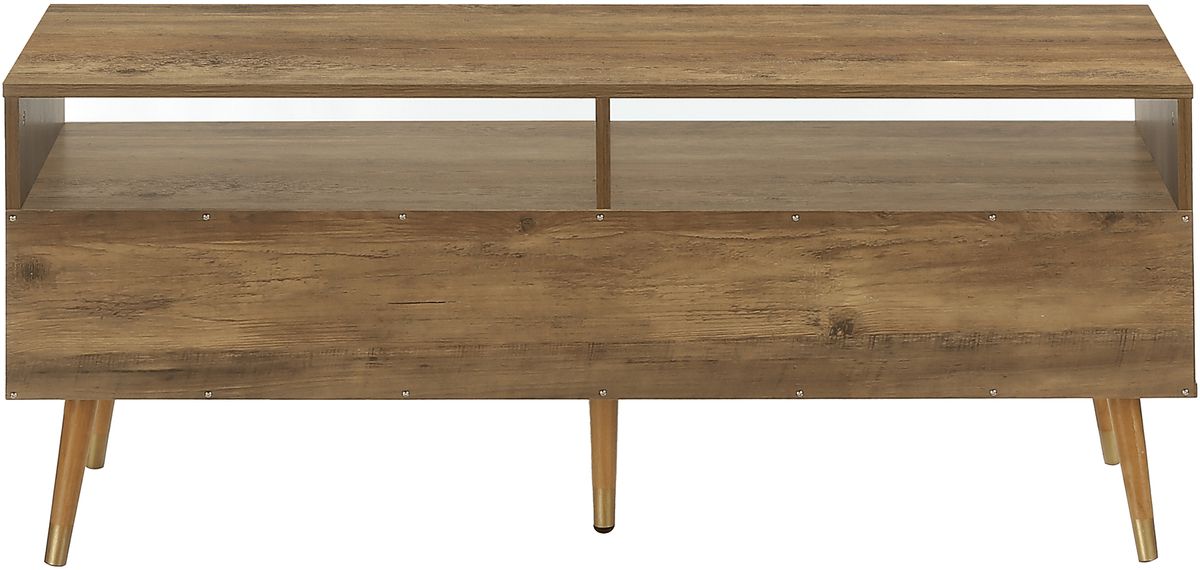 Pyrit Walnut Dark Wood 47" Console | Rooms to Go