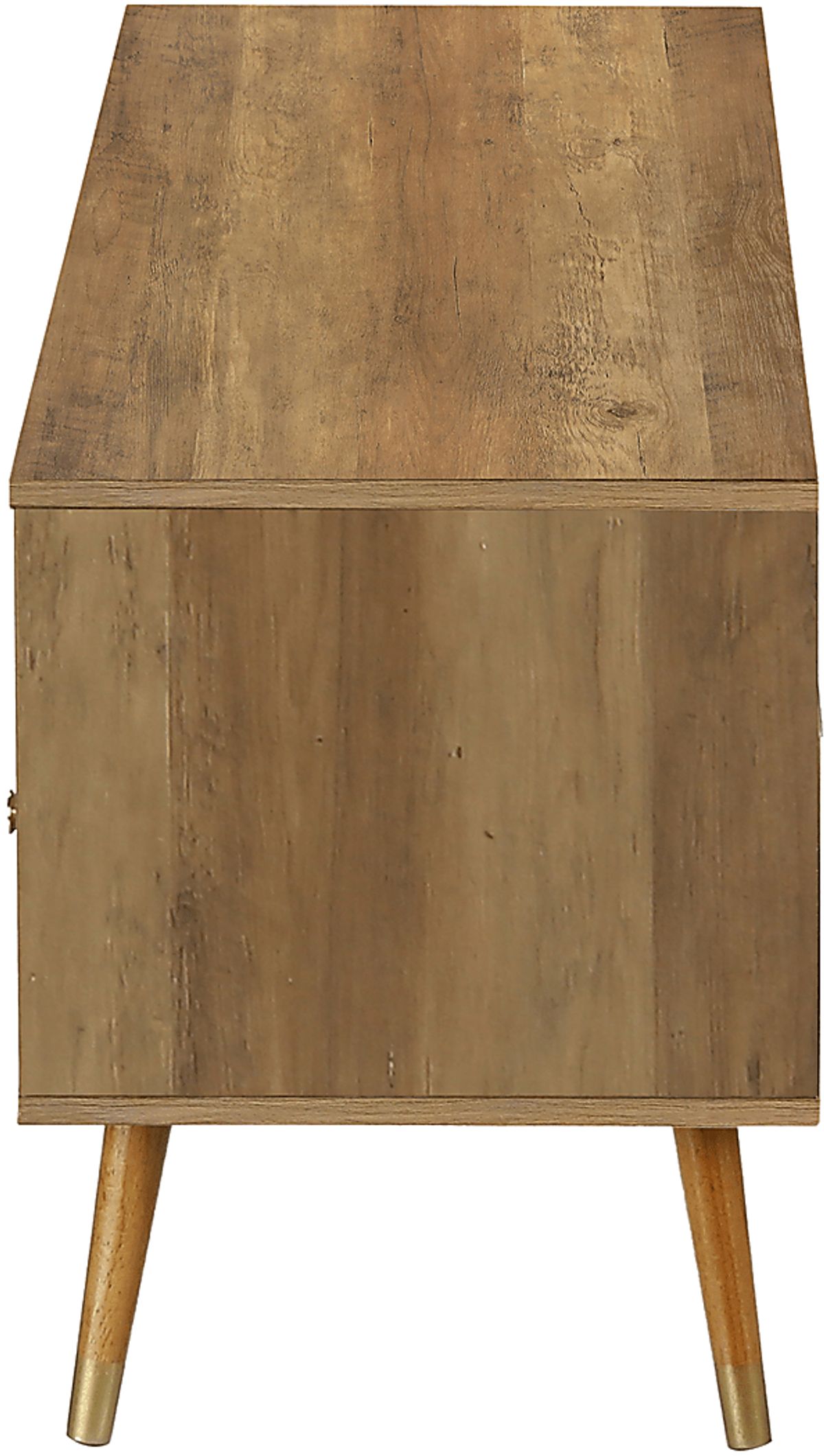 Pyrit Walnut Dark Wood 47" Console | Rooms to Go
