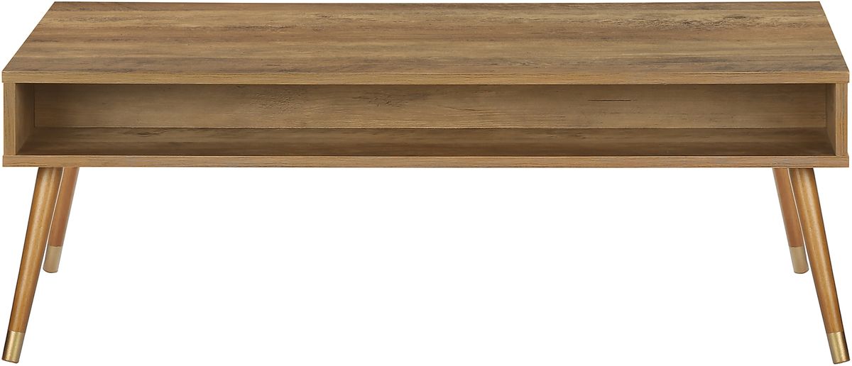 Pyrit Walnut Dark Wood Cocktail Table | Rooms to Go