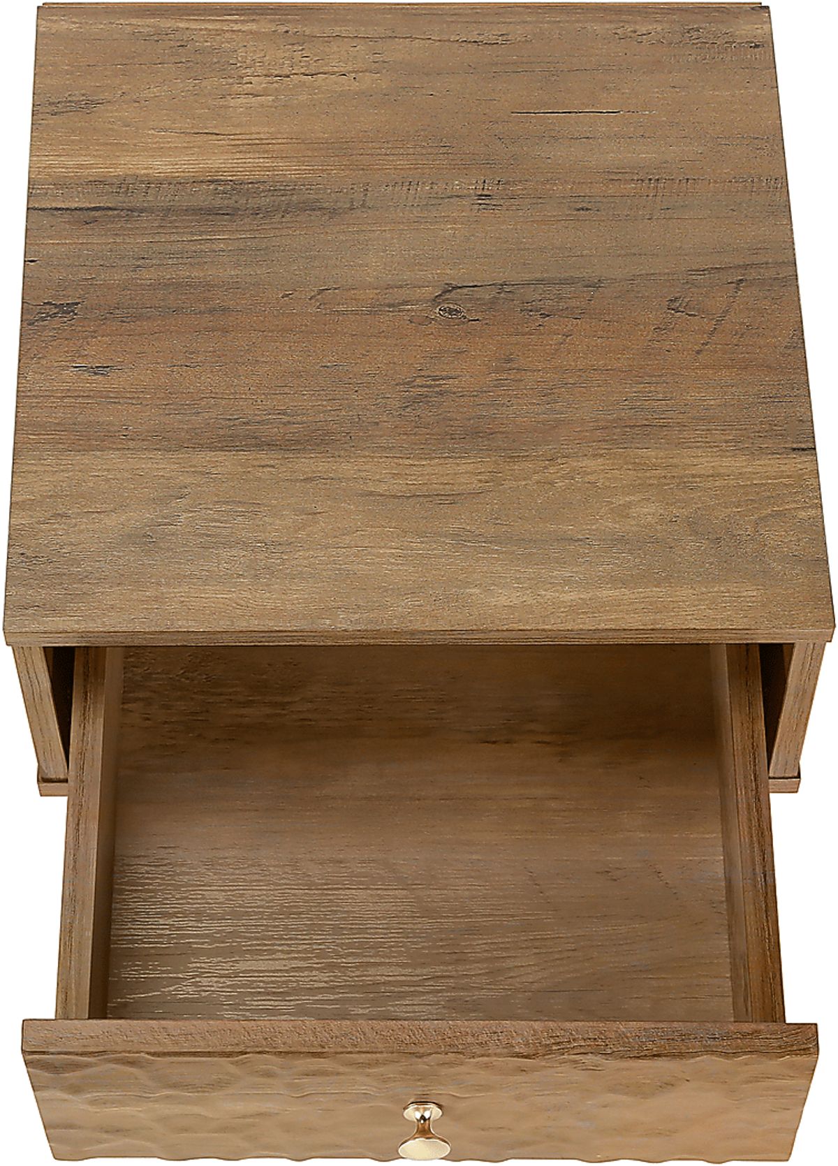 Pyrit Walnut Dark Wood Side Table | Rooms to Go