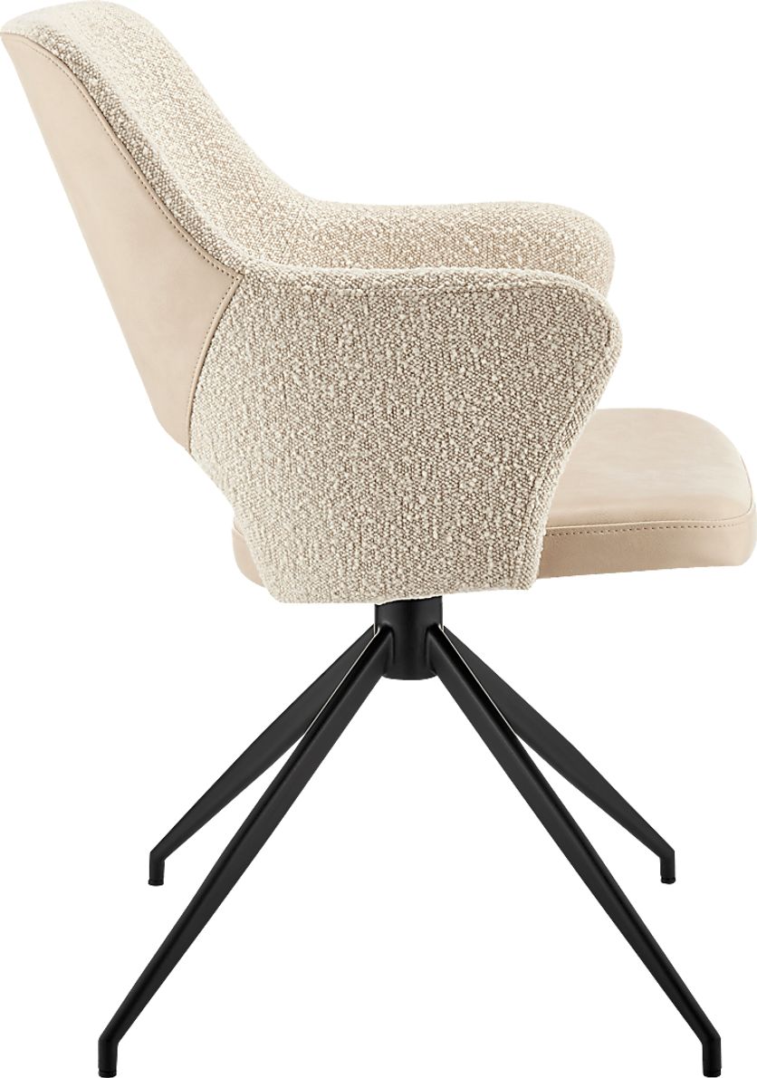Quiment Ivory Arm Chair - Rooms To Go