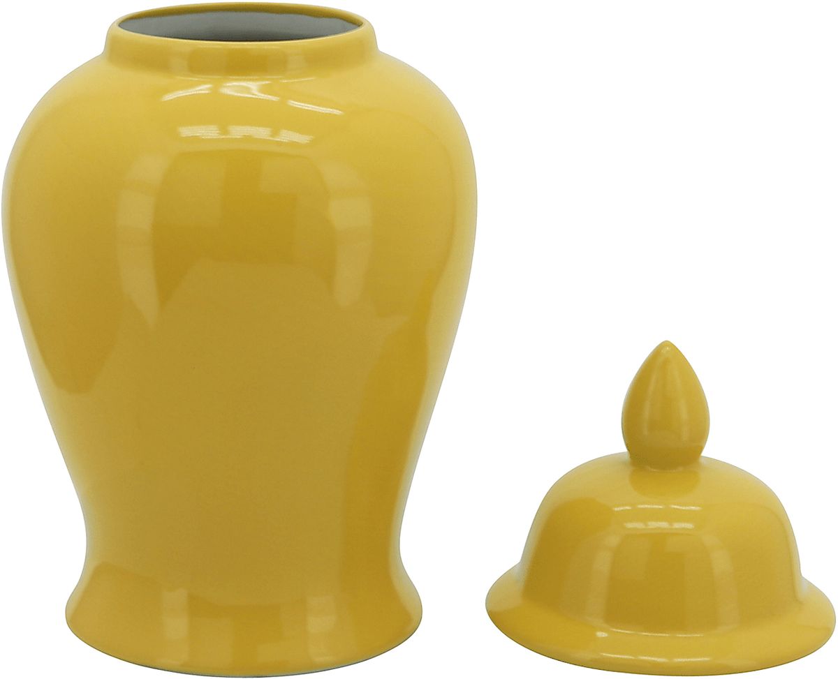 Quimper Yellow Colors Jar | Rooms to Go