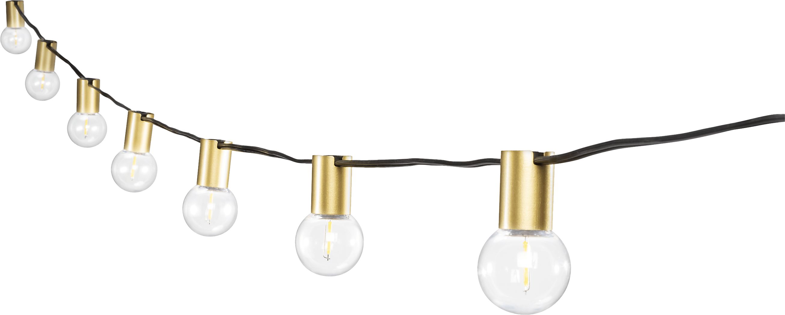 Quis Loop Gold Yellow Outdoor String Lights | Rooms to Go