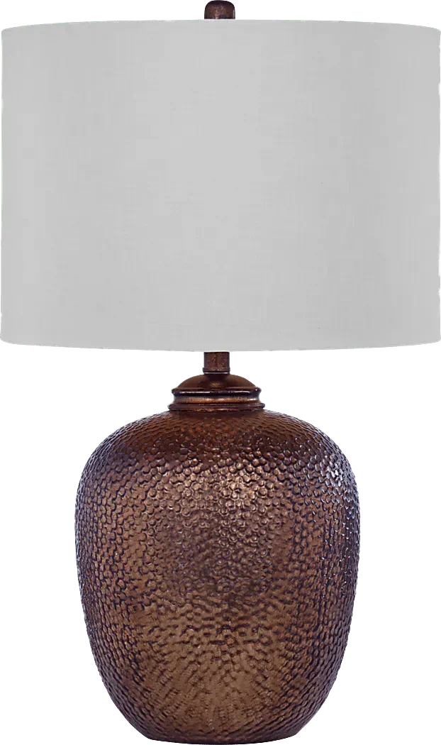 Quisenberry Copper Brown,Orange,Yellow Table Lamp | Rooms to Go