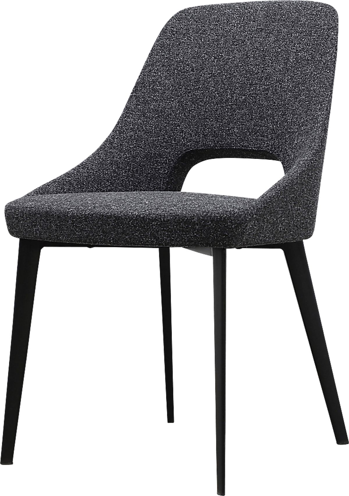 Rafe Dark Gray Side Chair | Rooms to Go
