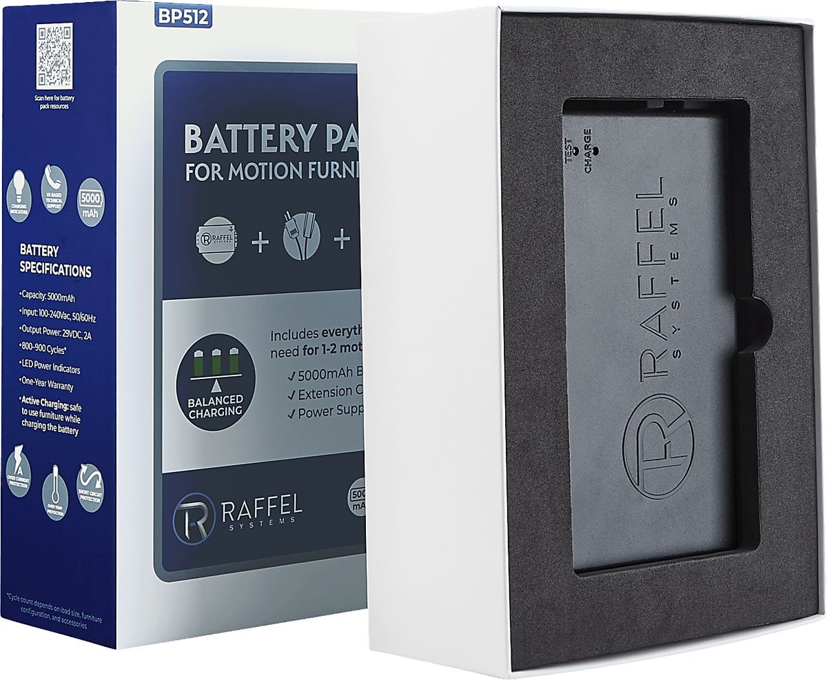 Battery Pack Black Rechargeable | Rooms to Go