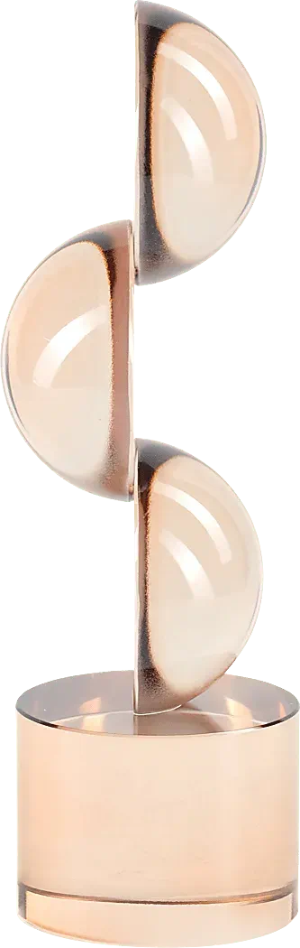 Rahall Clear White Statue | Rooms to Go