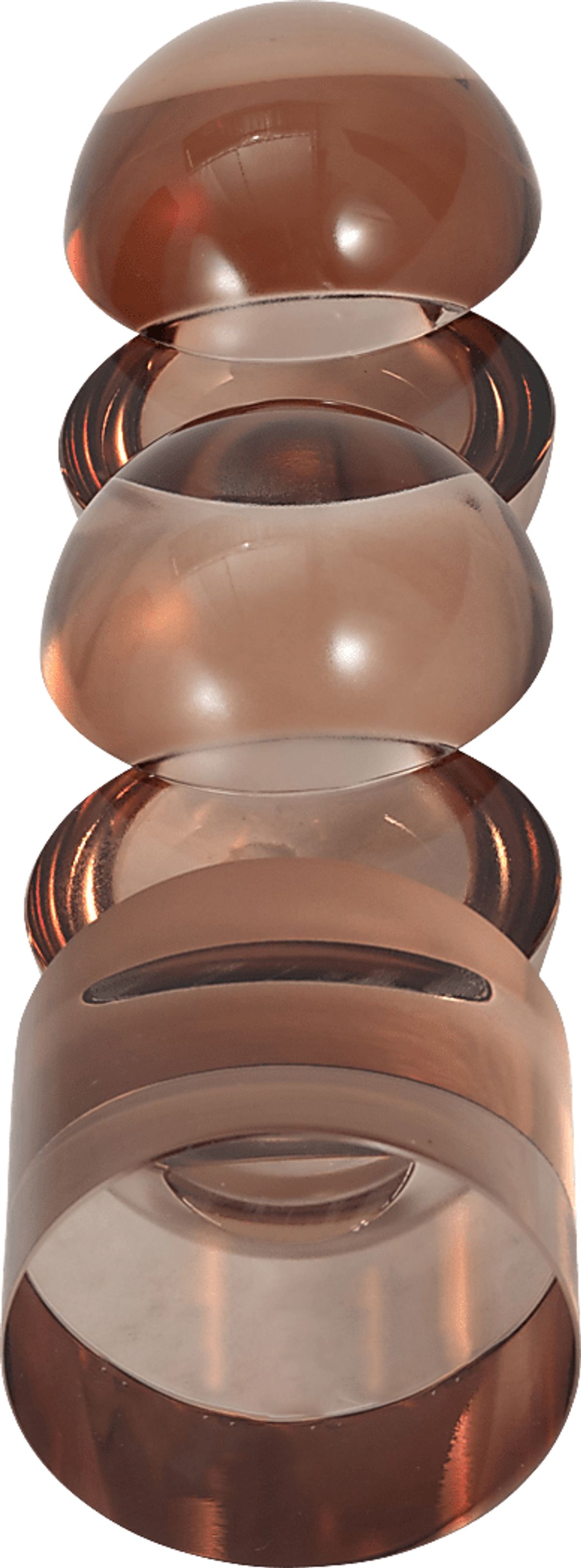 Rahall Clear White Statue | Rooms to Go