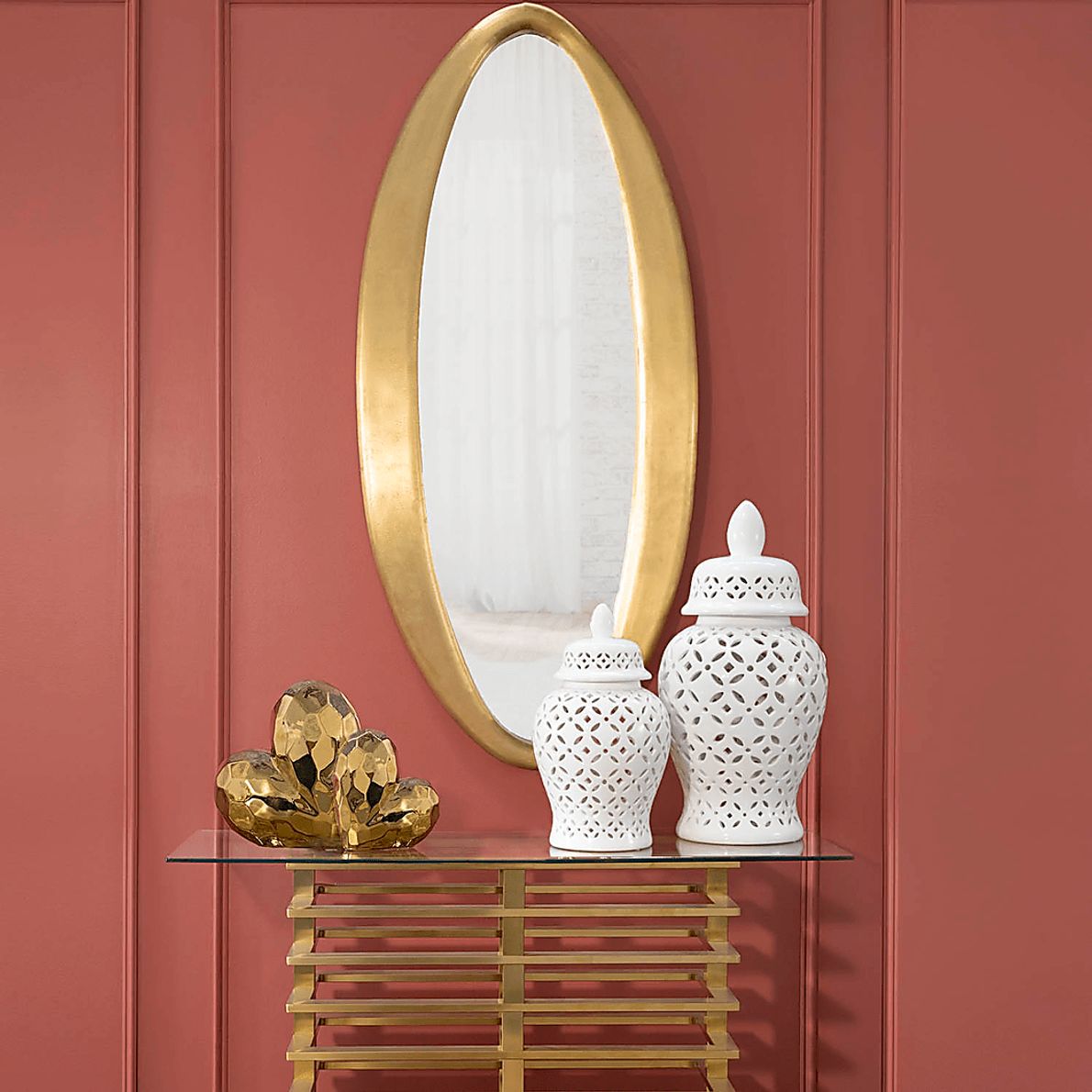 Railsback White Temple Jar - Rooms To Go