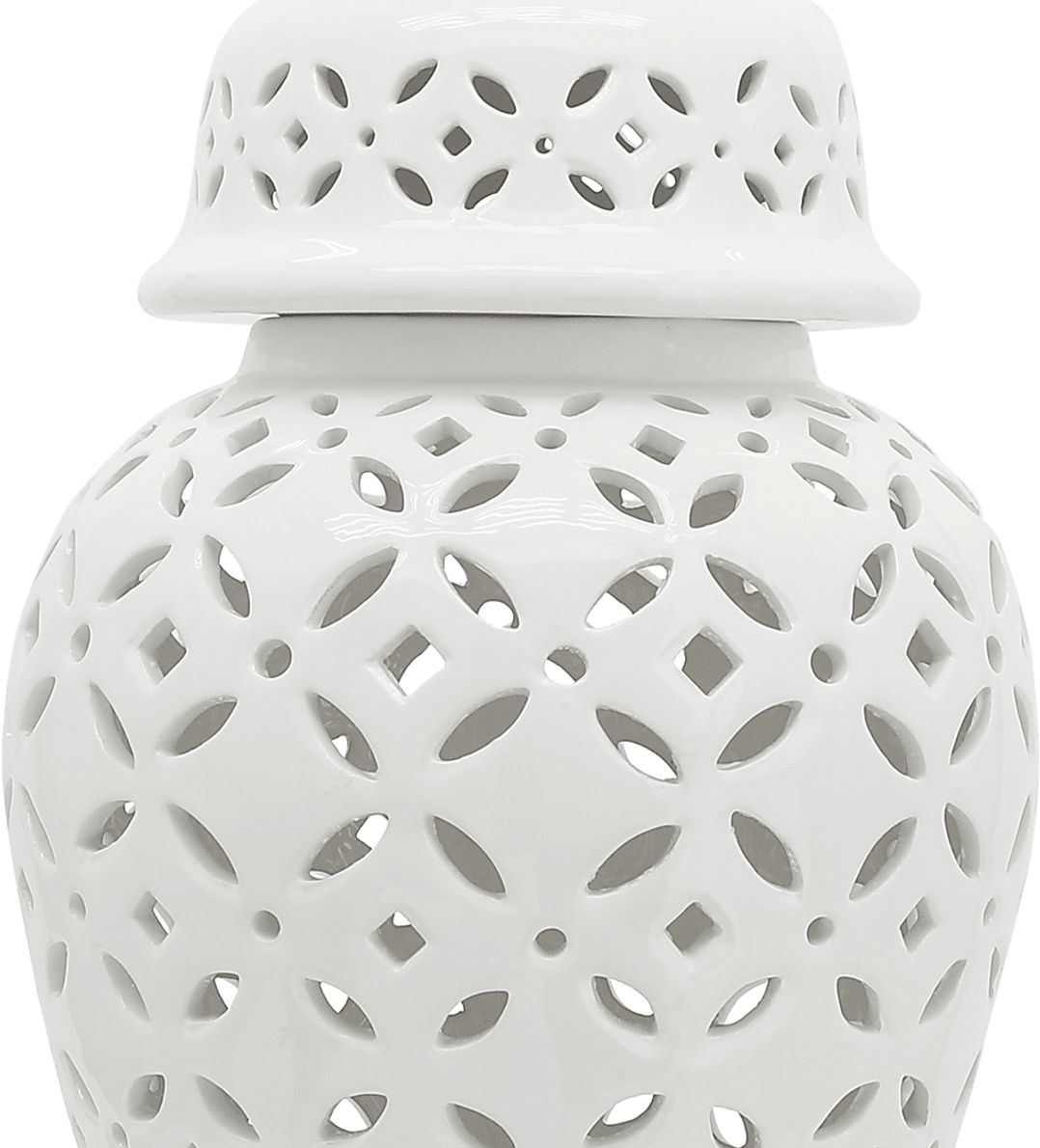 Railsback White Temple Jar - Rooms To Go