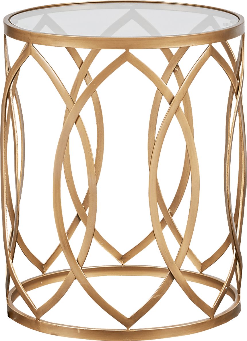Ralfallen Gold Accent Table - Rooms To Go