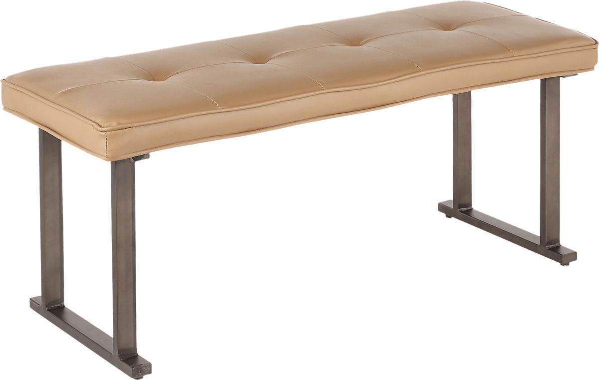 Randlett Camel Brown Bench | Rooms to Go