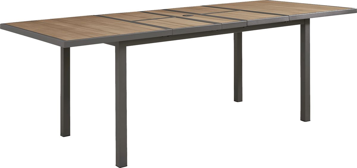 Randolph Gray Aluminum Outdoor Dining Table | Rooms to Go
