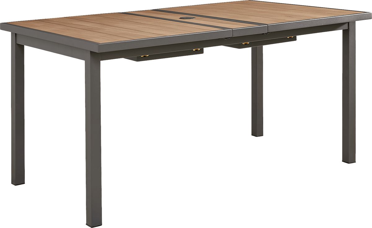 Randolph Gray Aluminum Outdoor Dining Table | Rooms to Go