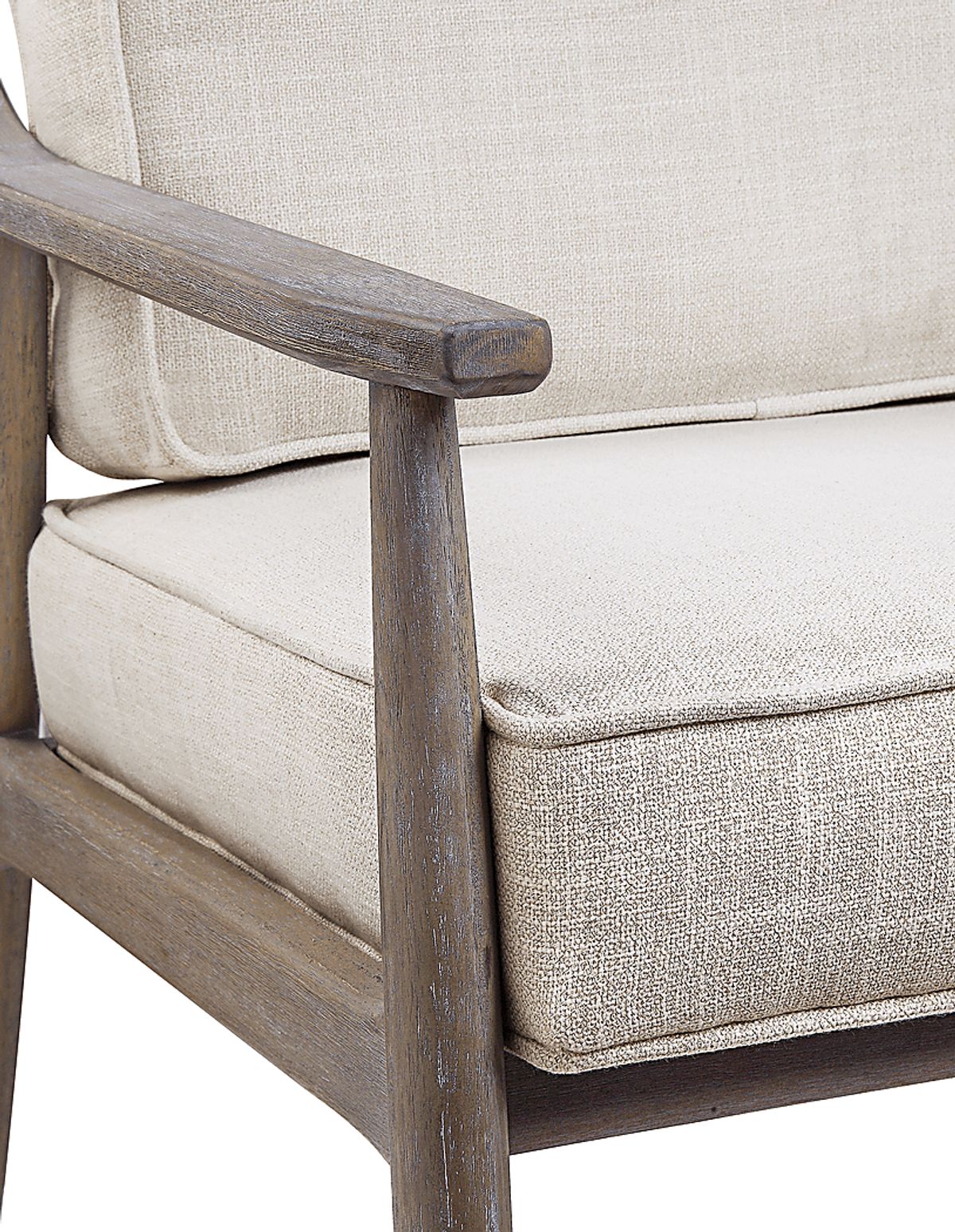 Ranelo I Cream Beige Polyester Fabric Accent Chair | Rooms to Go