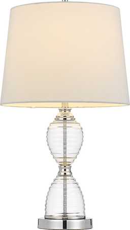 Rankin Road Clear White Table Lamp | Rooms to Go