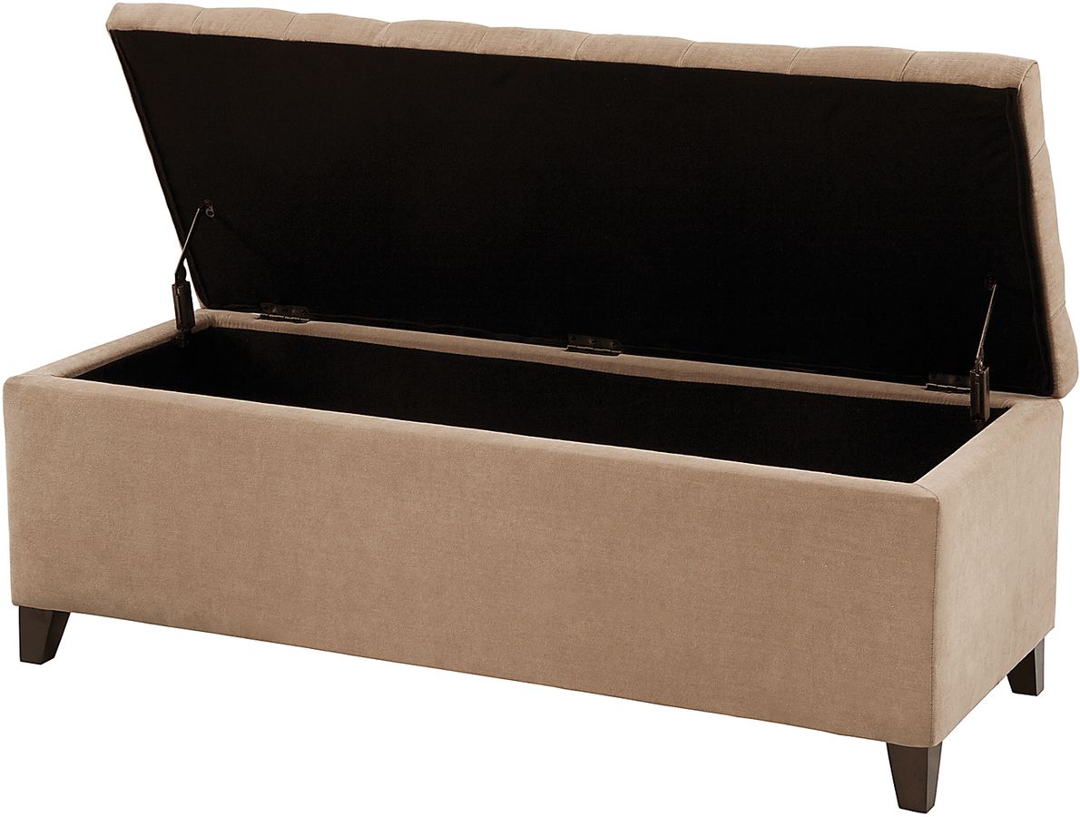 Rapdye Beige Accent Bench - Rooms To Go