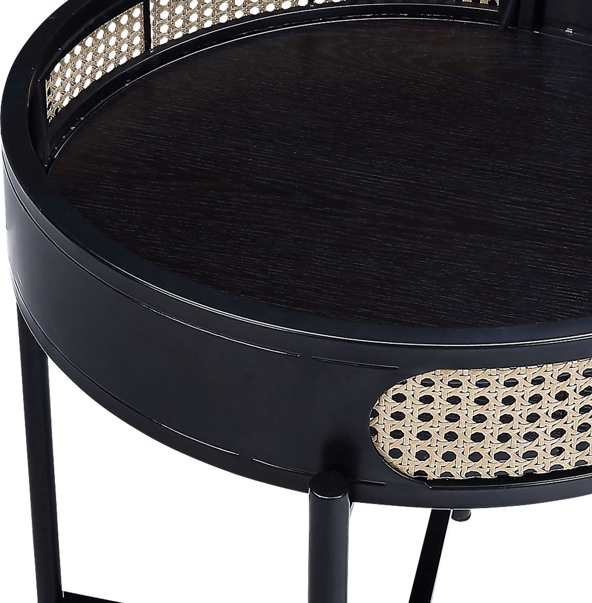 Ravensaide Black Black,Colors End Table | Rooms to Go