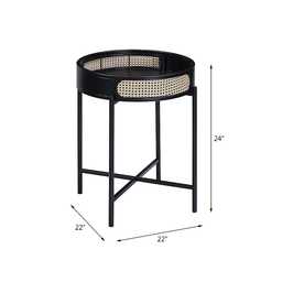 Ravensaide Black Black,Colors End Table | Rooms to Go