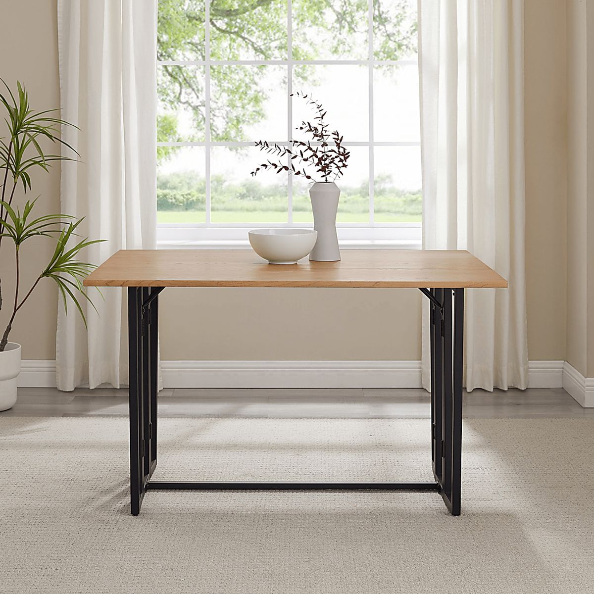 Ravinwood Natural Light Wood Dining Table | Rooms to Go