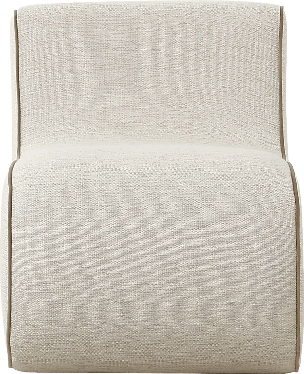 Rawding Cream Beige Polyester Fabric Accent Chair | Rooms to Go
