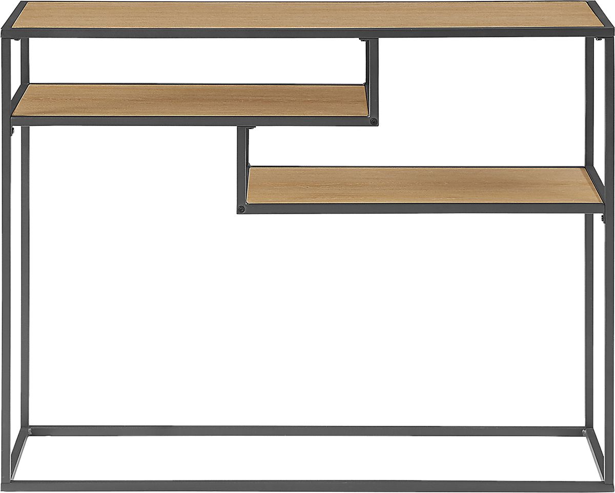 Rawley Oak Dark Wood,Light Wood Sofa Table | Rooms to Go