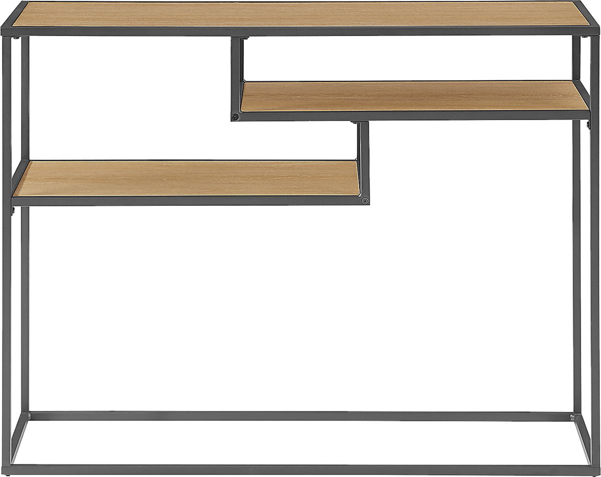 Rawley Oak Dark Wood,Light Wood Sofa Table | Rooms to Go