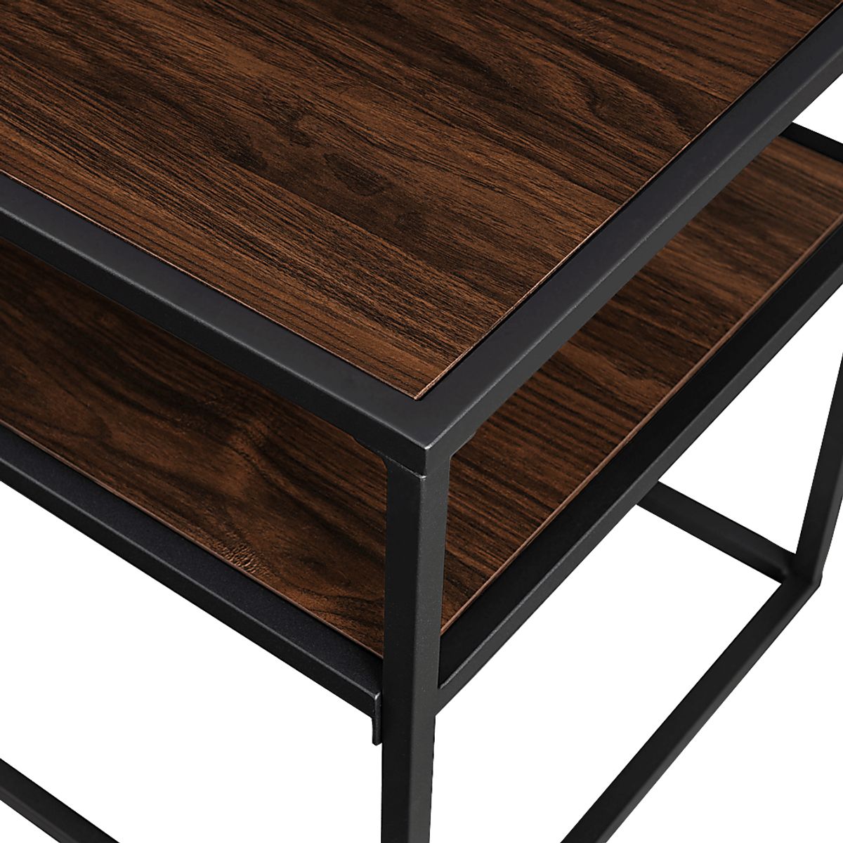 Rawley Walnut Dark Wood Console | Rooms to Go