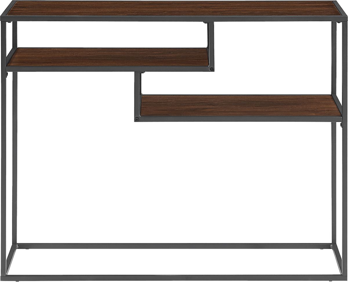 Rawley Walnut Dark Wood Sofa Table | Rooms to Go