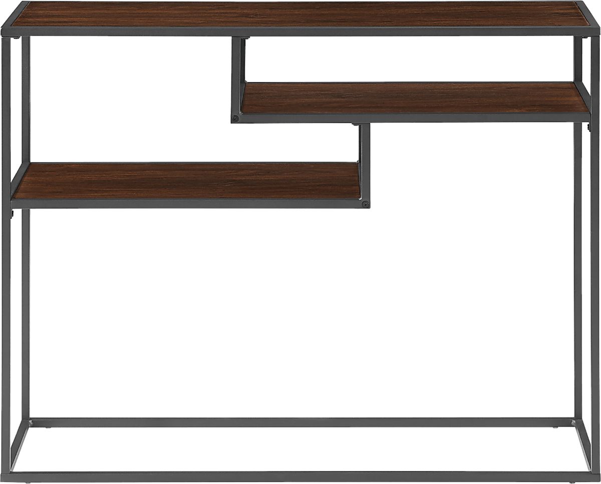 Rawley Walnut Dark Wood Sofa Table | Rooms to Go