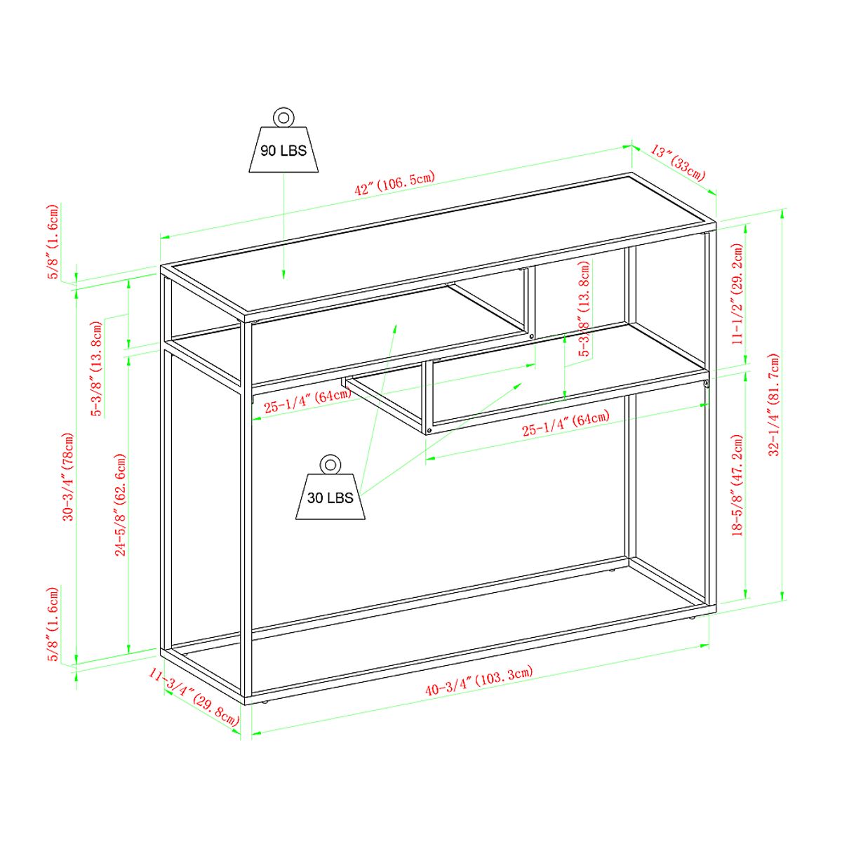 Rawley Walnut Dark Wood Sofa Table | Rooms to Go
