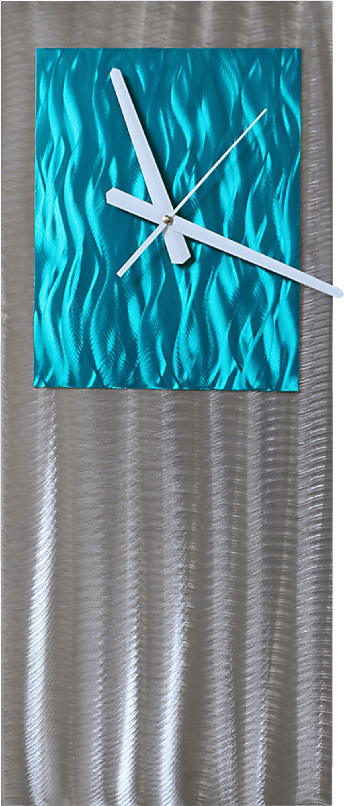 Raynell Teal Colors Clock | Rooms to Go