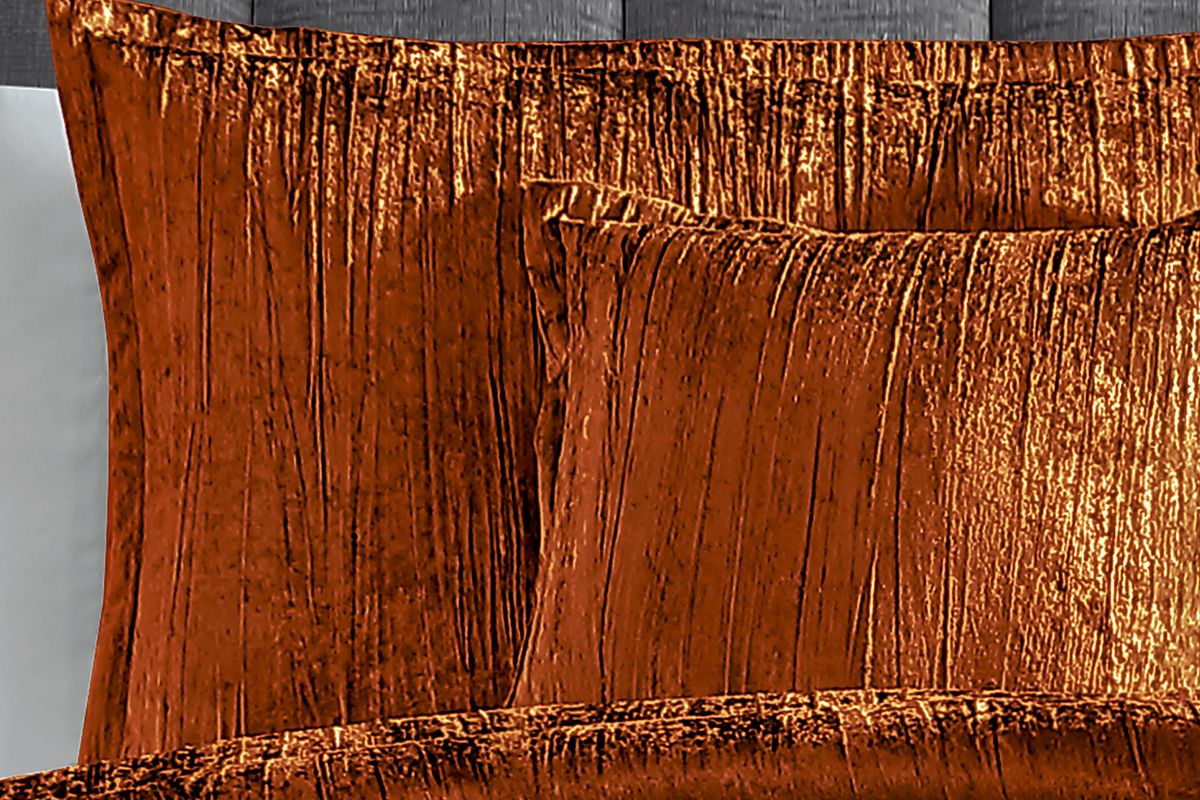 Recine Bronze Brown,Yellow Polyester Fabric Queen Linen | Rooms to Go