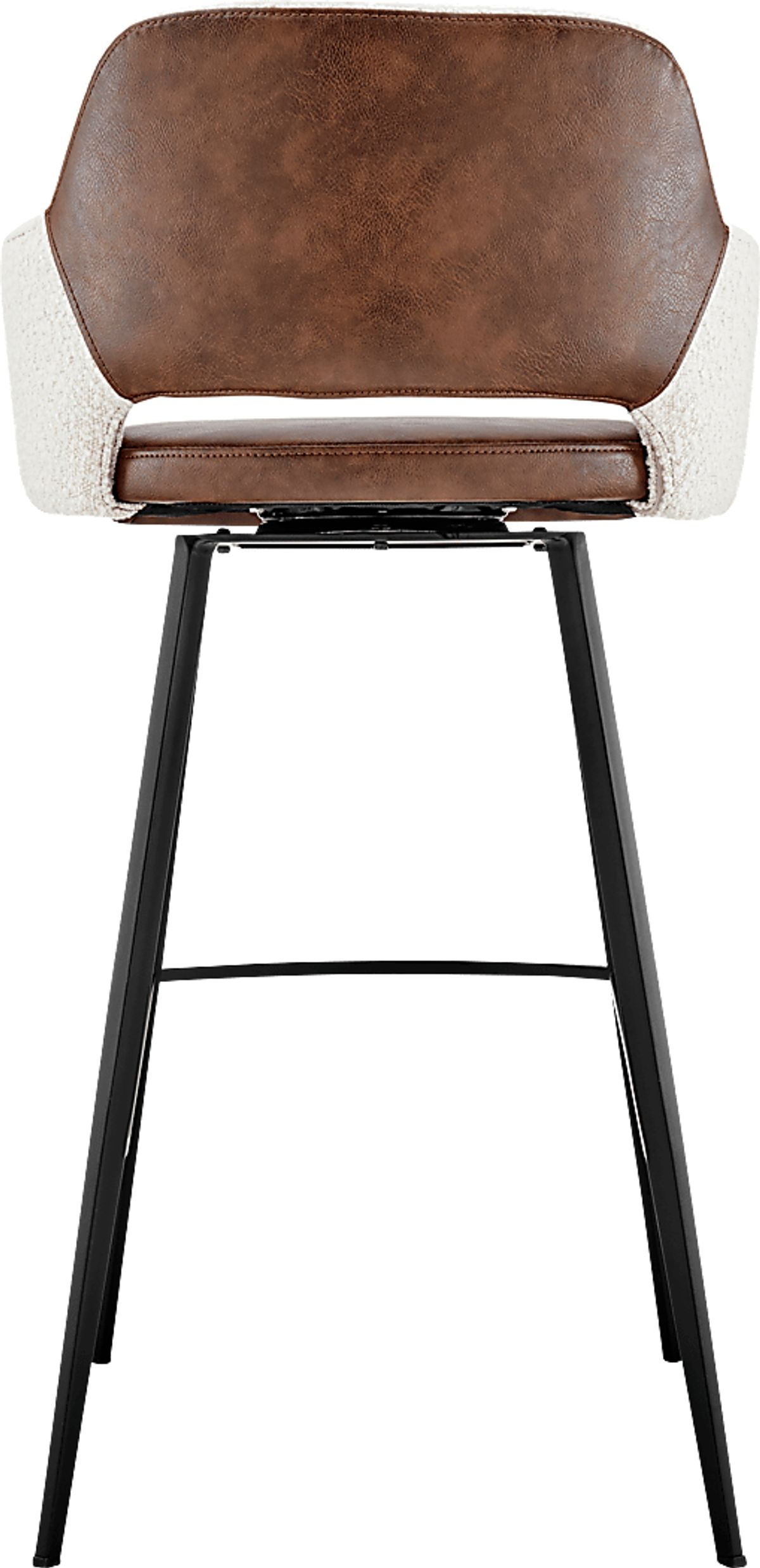 Reder Ivory Beige Polyester,Synthetic Fabric Barstool | Rooms to Go