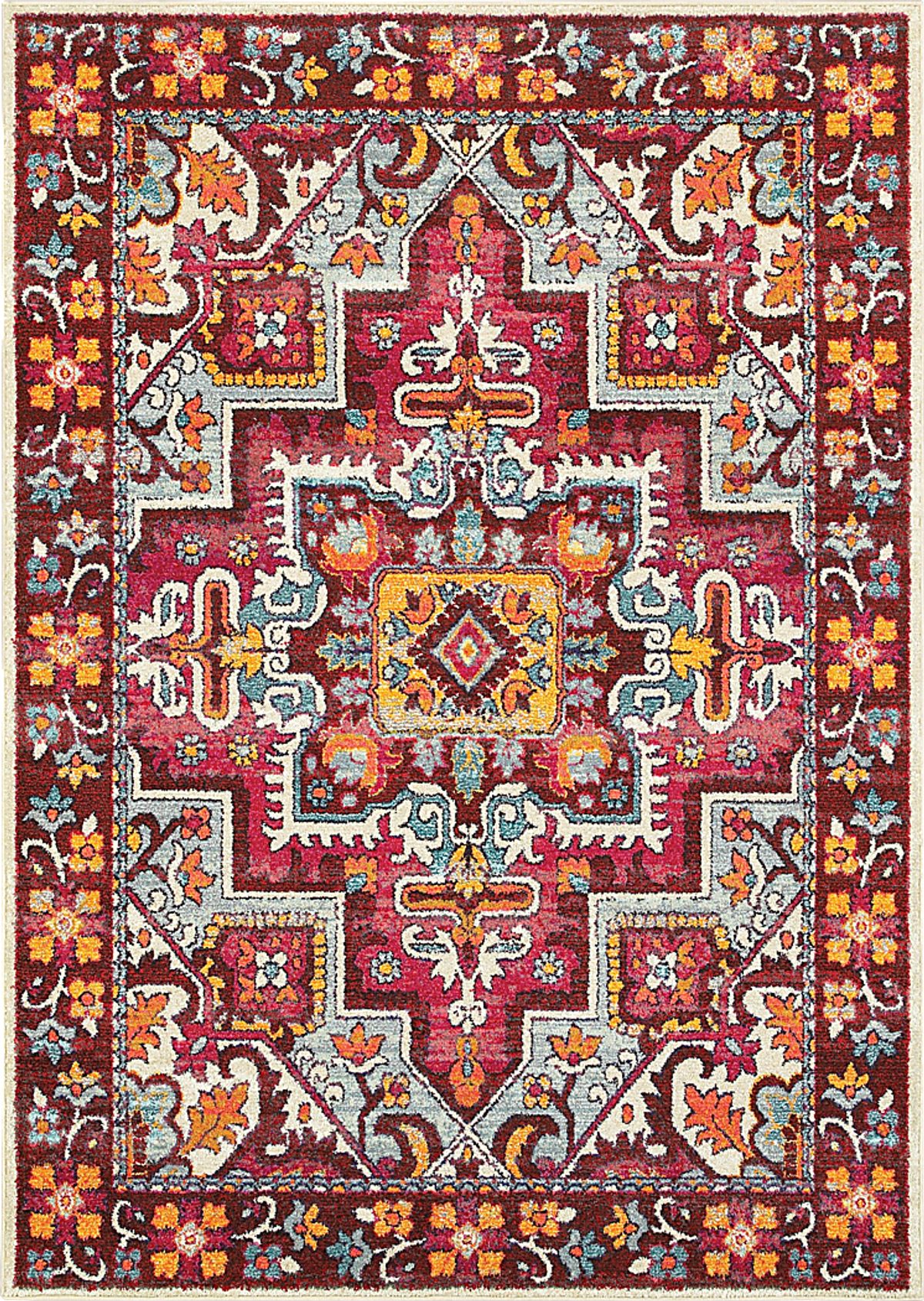 Redvale Red Rug - Rooms To Go