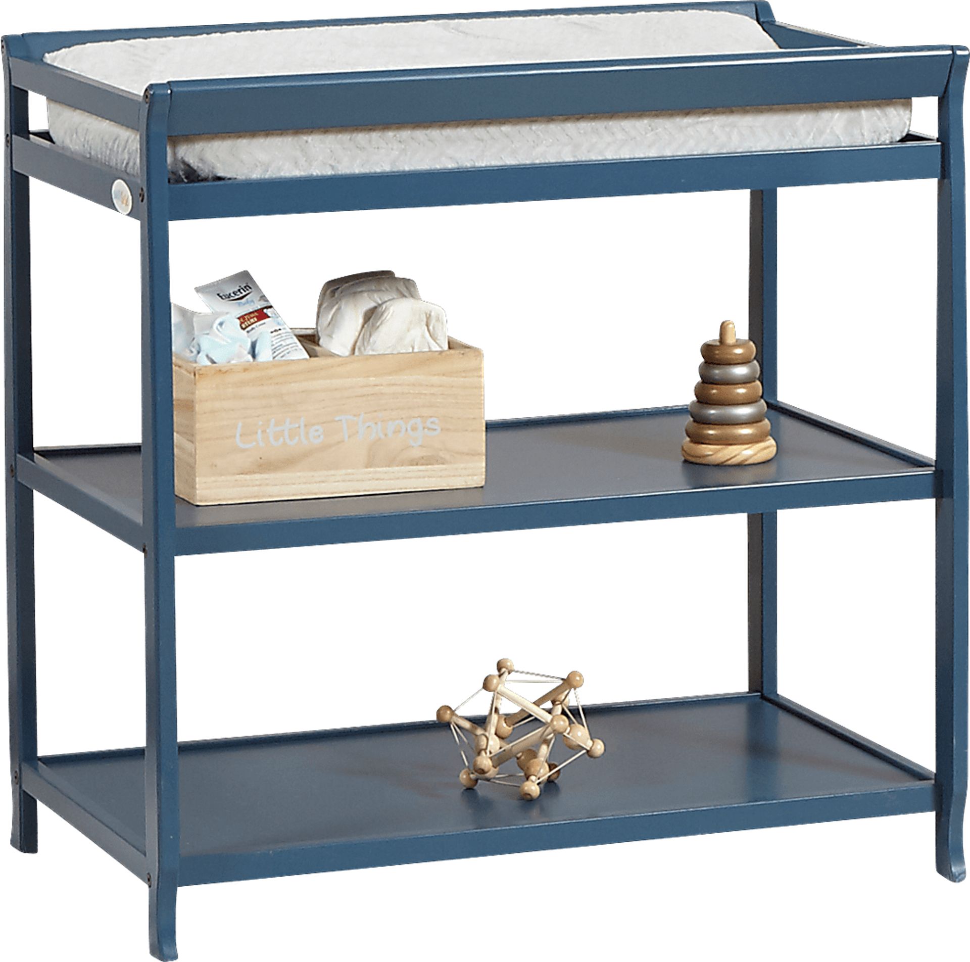 Reena Navy Colors Changing Table | Rooms to Go