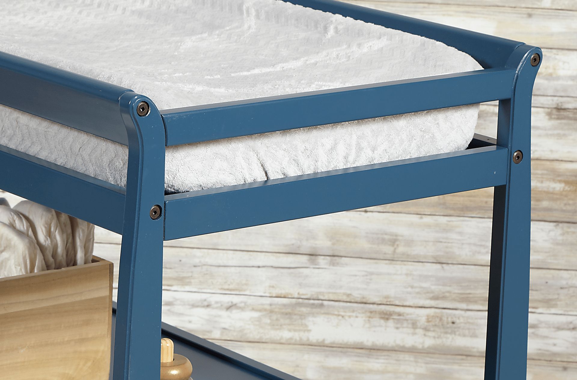 Reena Navy Colors Changing Table | Rooms to Go