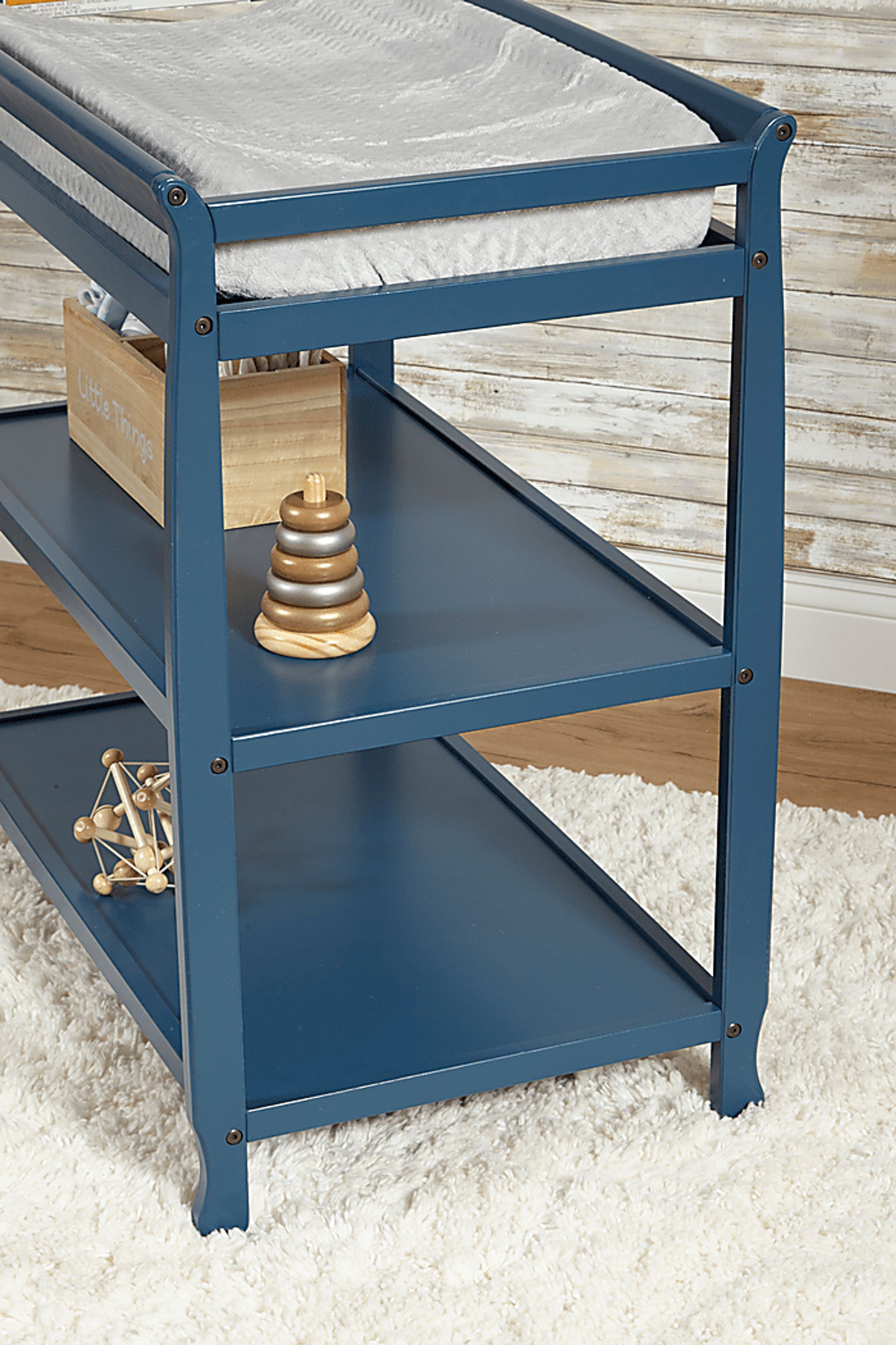 Reena Navy Colors Changing Table | Rooms to Go