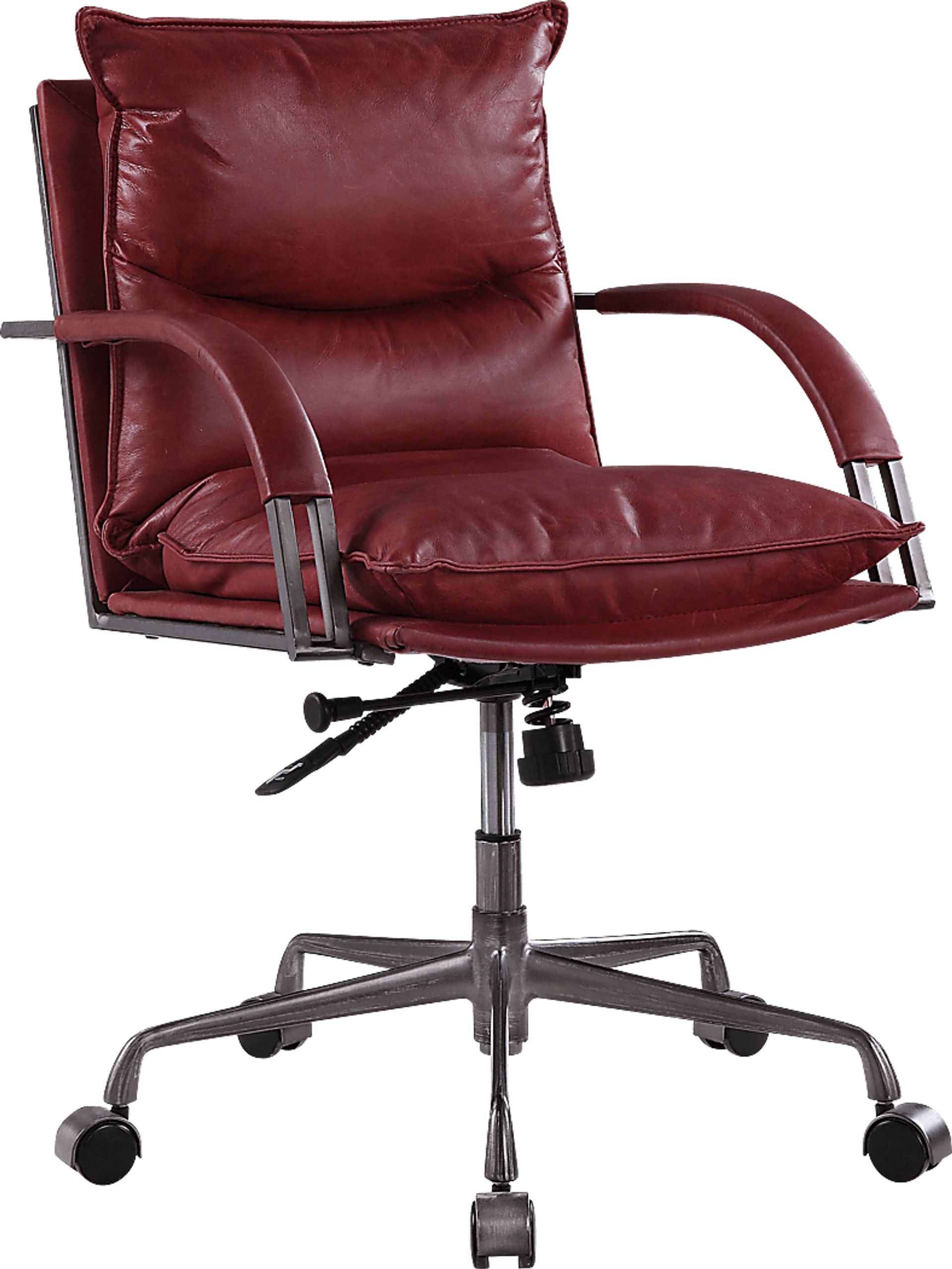 Regallie Ruby Red Office Chair | Rooms to Go