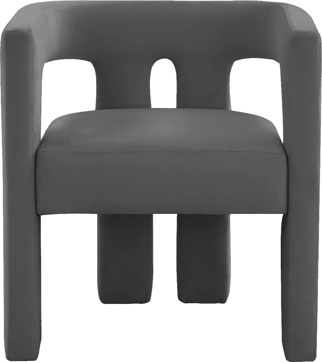 Remagen Dark Gray Polyester Fabric Accent Chair - Rooms To Go