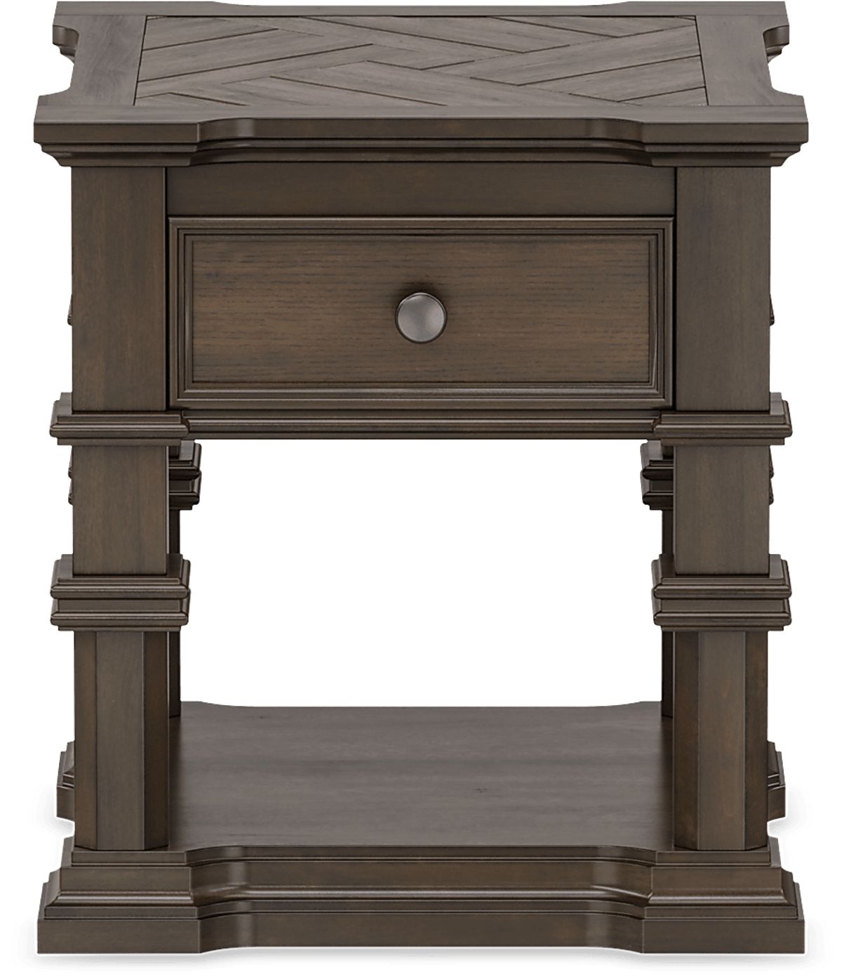 Renfield Brown,Walnut Dark Wood End Table | Rooms to Go