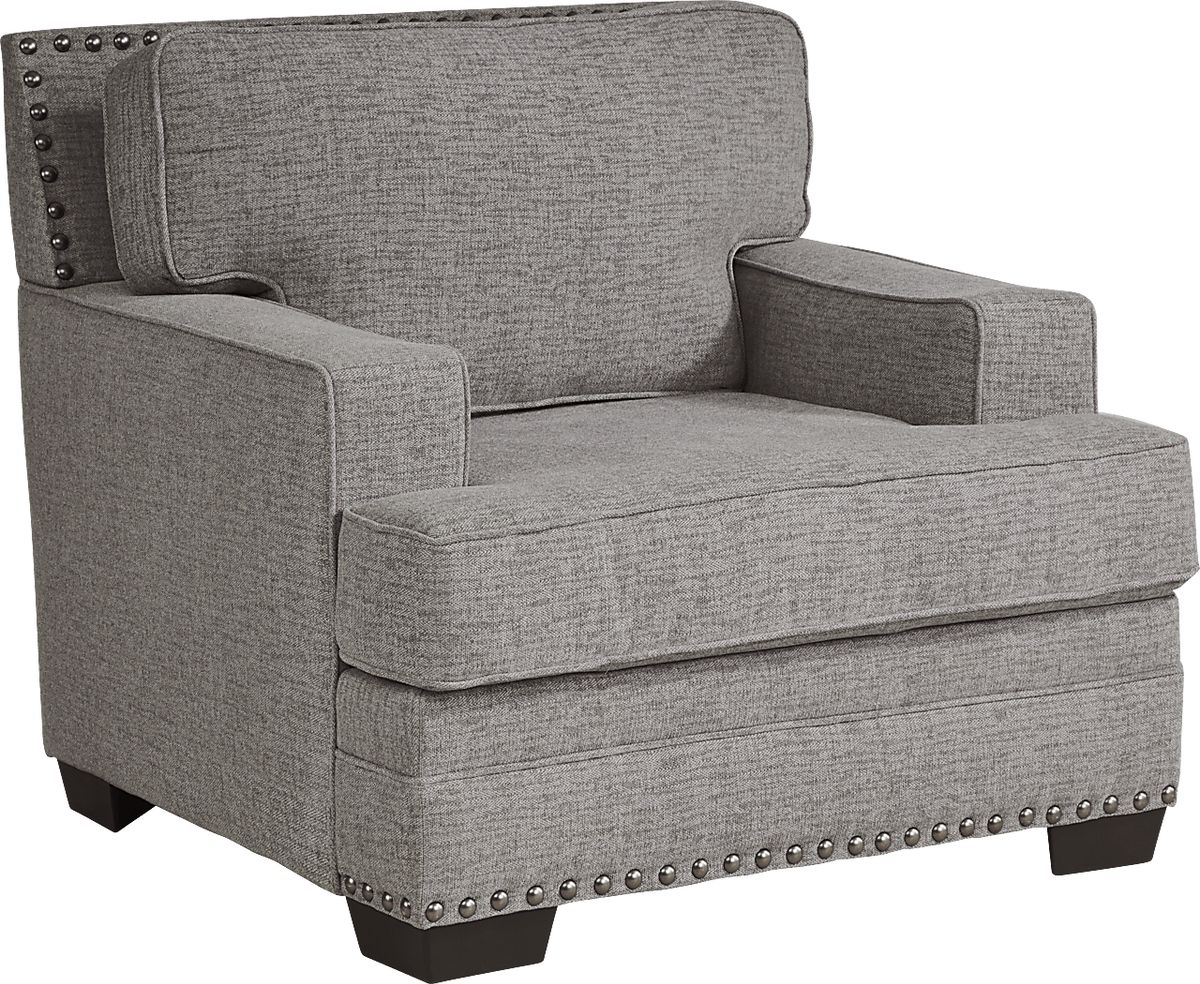 Reno Hills Gray Polyester Fabric Chair | Rooms to Go