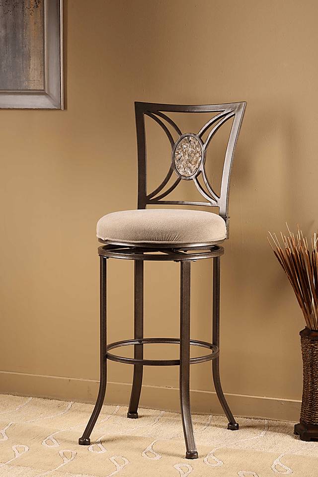 Renton Brown Dark Wood Counter Height Stool | Rooms to Go