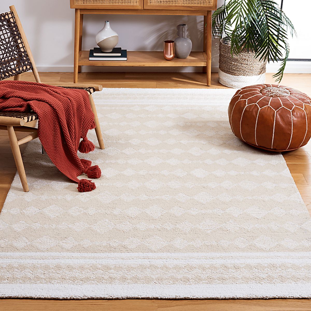 Resko Beige,Ivory Beige Rugs | Rooms to Go